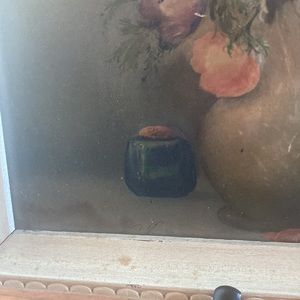 W.E. Powell | Art | 93s We Powell Signed Raised 3d Floral Still Life ...